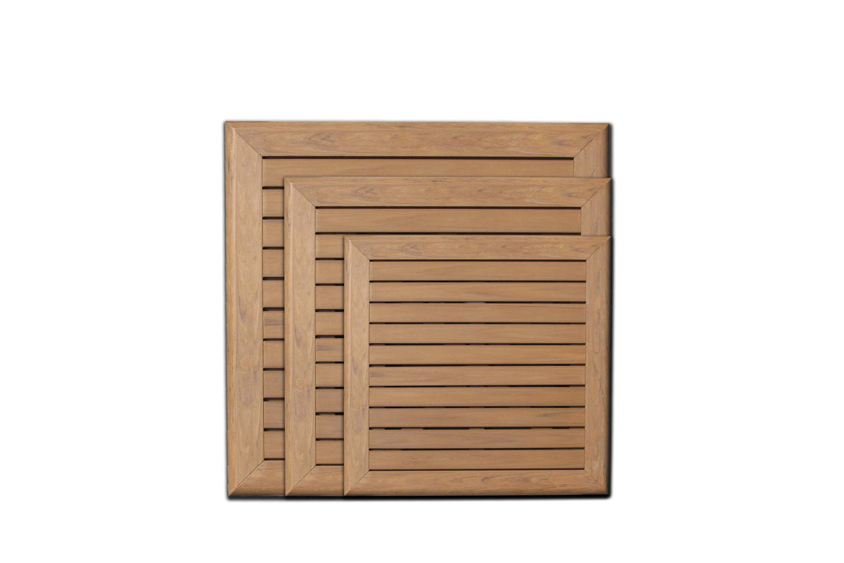 Durawood 36″ x 36″ Sq Table Top Teak – Adria Contract Seating